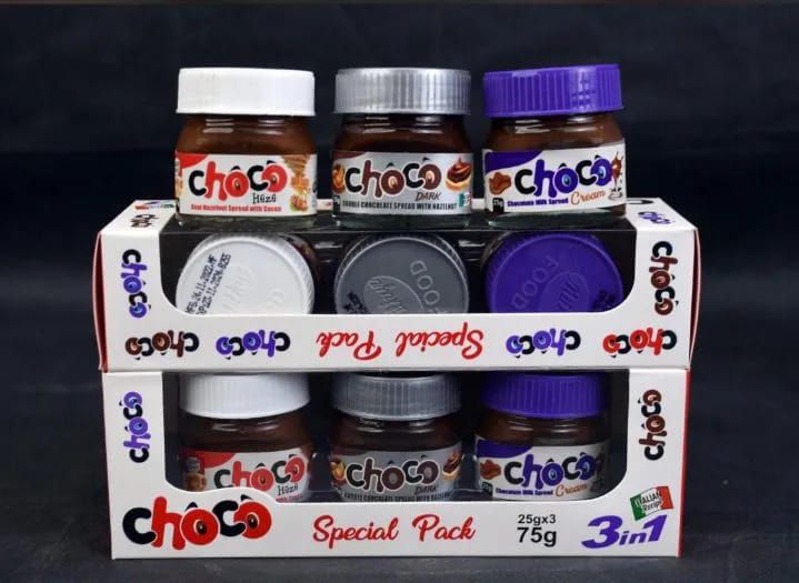 Chocolate,Chocolate Spread 3 in 1 Special pack Haze,Milk ,double (25g x ...