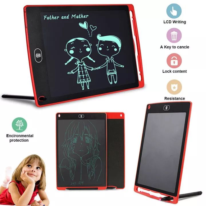 LCD Writing Tablet Writing Pad For Kids | 8.5" | 9" | 12" | Electric ...
