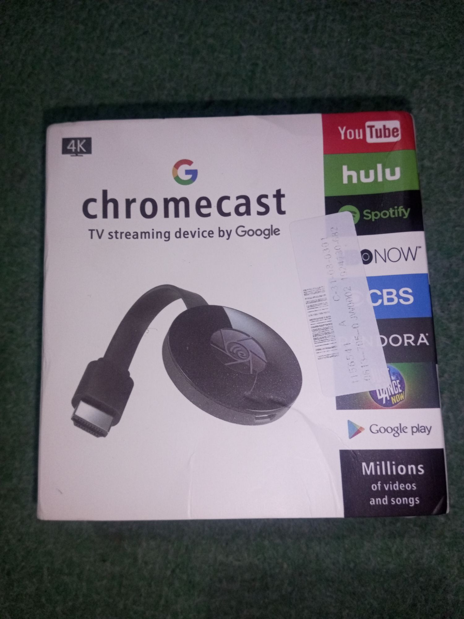 Google Chromecast 4K For MiraScreen TV Stick Dongle Chrome Cast HDMI-compatible WIFI Display ...