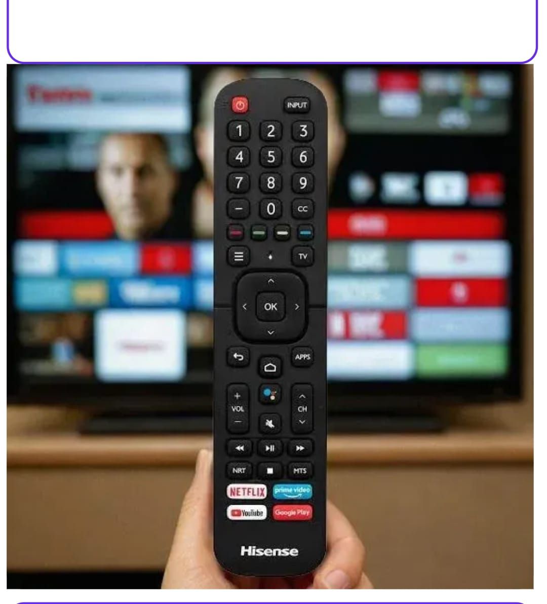Hisense original led remote control | Daraz.pk
