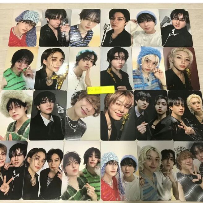 stray kids ate boom vest and unit version photocards set of 24 | Daraz.pk