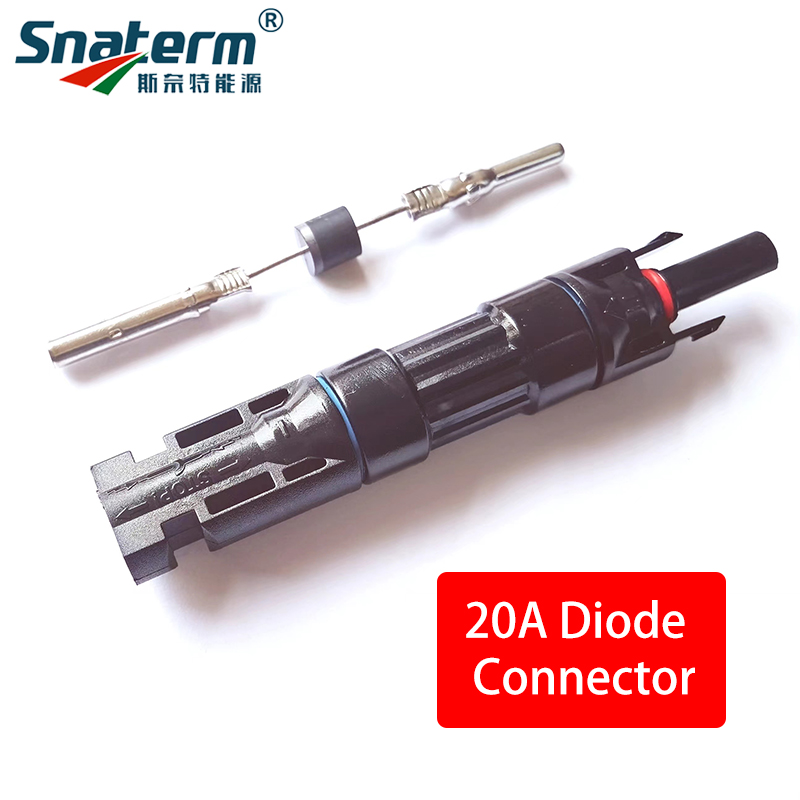 1 pcs PV Diode PV Connector IP68 Waterproof with 30A 20A 15A 10A Diodes ...