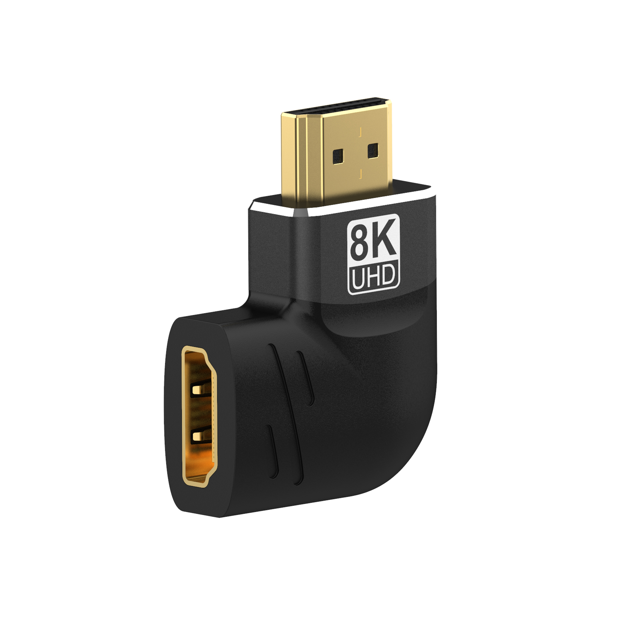 HDMI-compatible 90 degree right-angle adapter HDMI 270 degree HDMI male ...