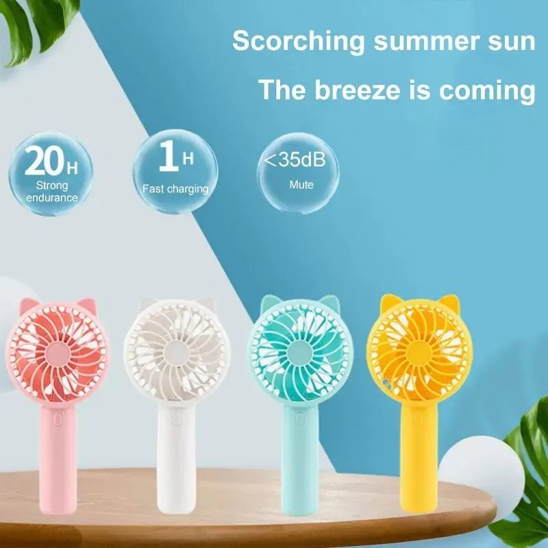 1pc Mini Handheld Fan Cooling Fans for Home Office Travel Outdoor and ...