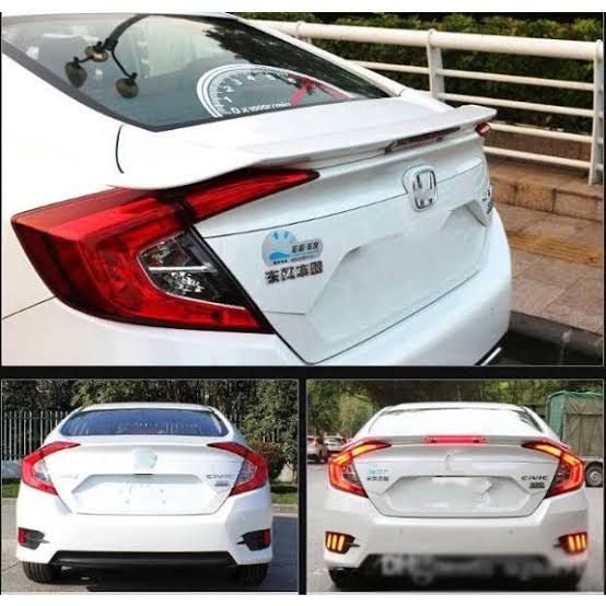 Honda civic x RS Turbo spoiler | Honda civic x 2016 to 2022 trunk ...