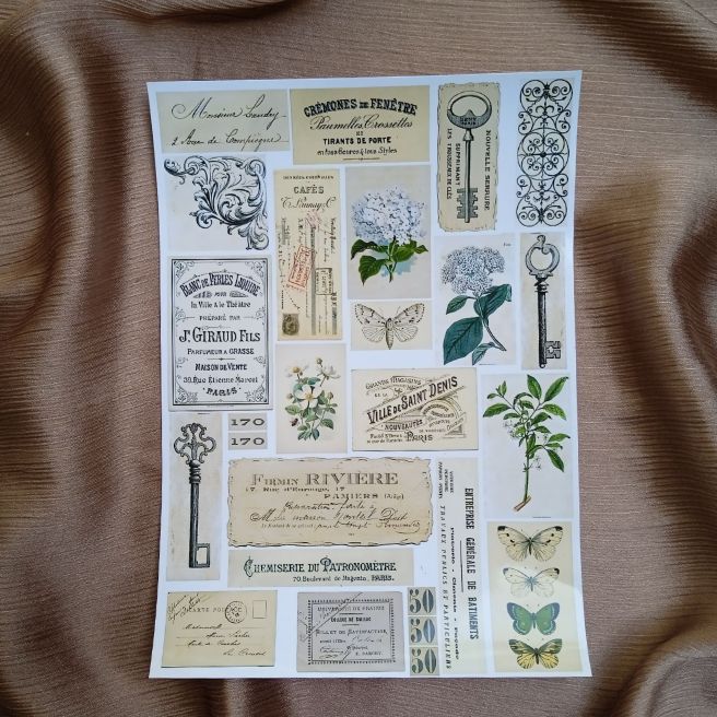 A5 STICKER SHEETS UNCUT FOR JOURNALING LAPTOP PHONE UNCUT AESTHETIC ...