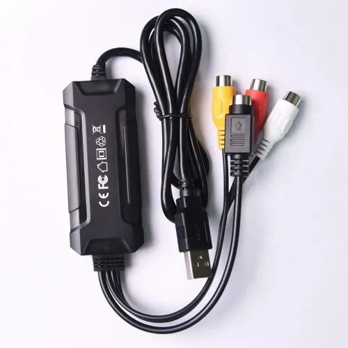 Plug&Play VHS to DVD Recorder, USB Video Capture Adapter works with Mac ...