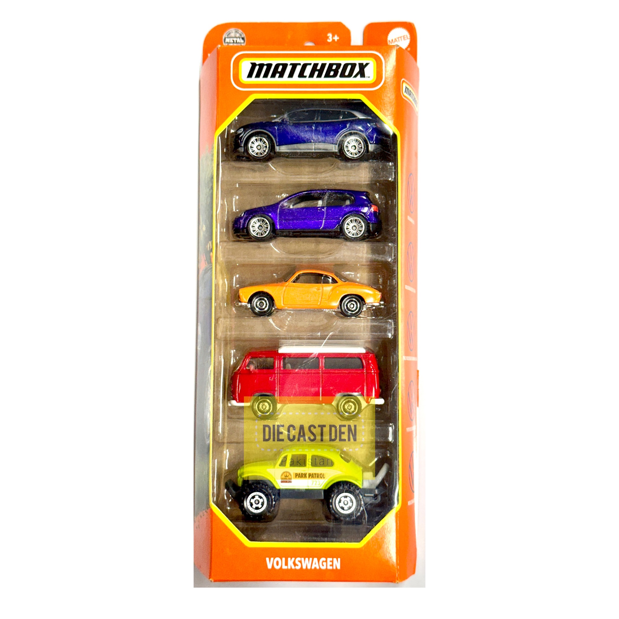 Matchbox 2024 Volkswagon 5 Pack - ID4 Beetle T2 Bus | Daraz.pk