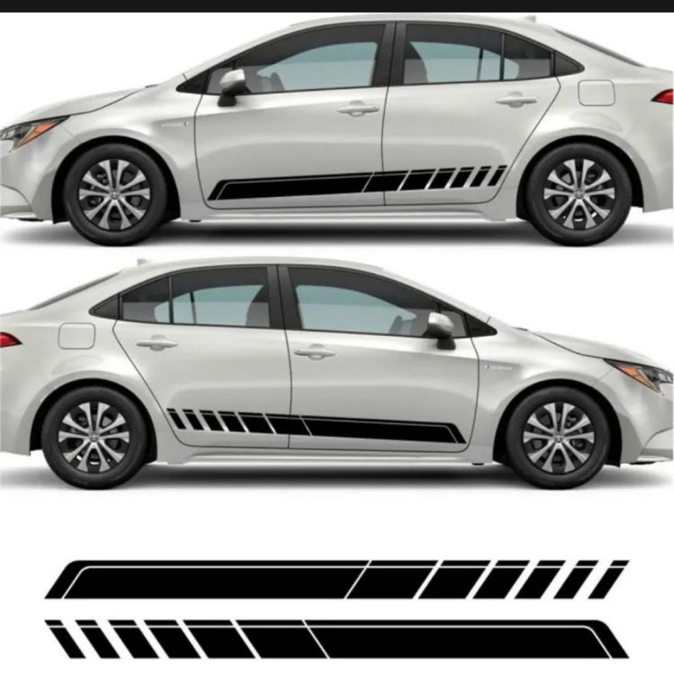 strip car sticker car side door vinyl sticker toyata honda suzuki car ...