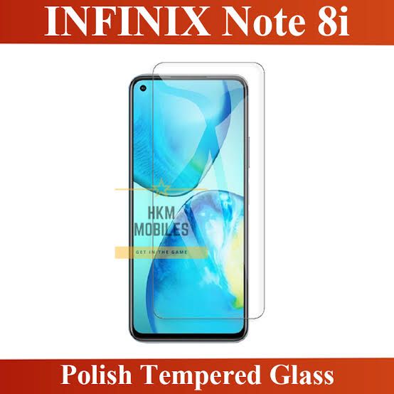 infinix note 8i - Polish Tempered Glass Screen Protector | Daraz.pk