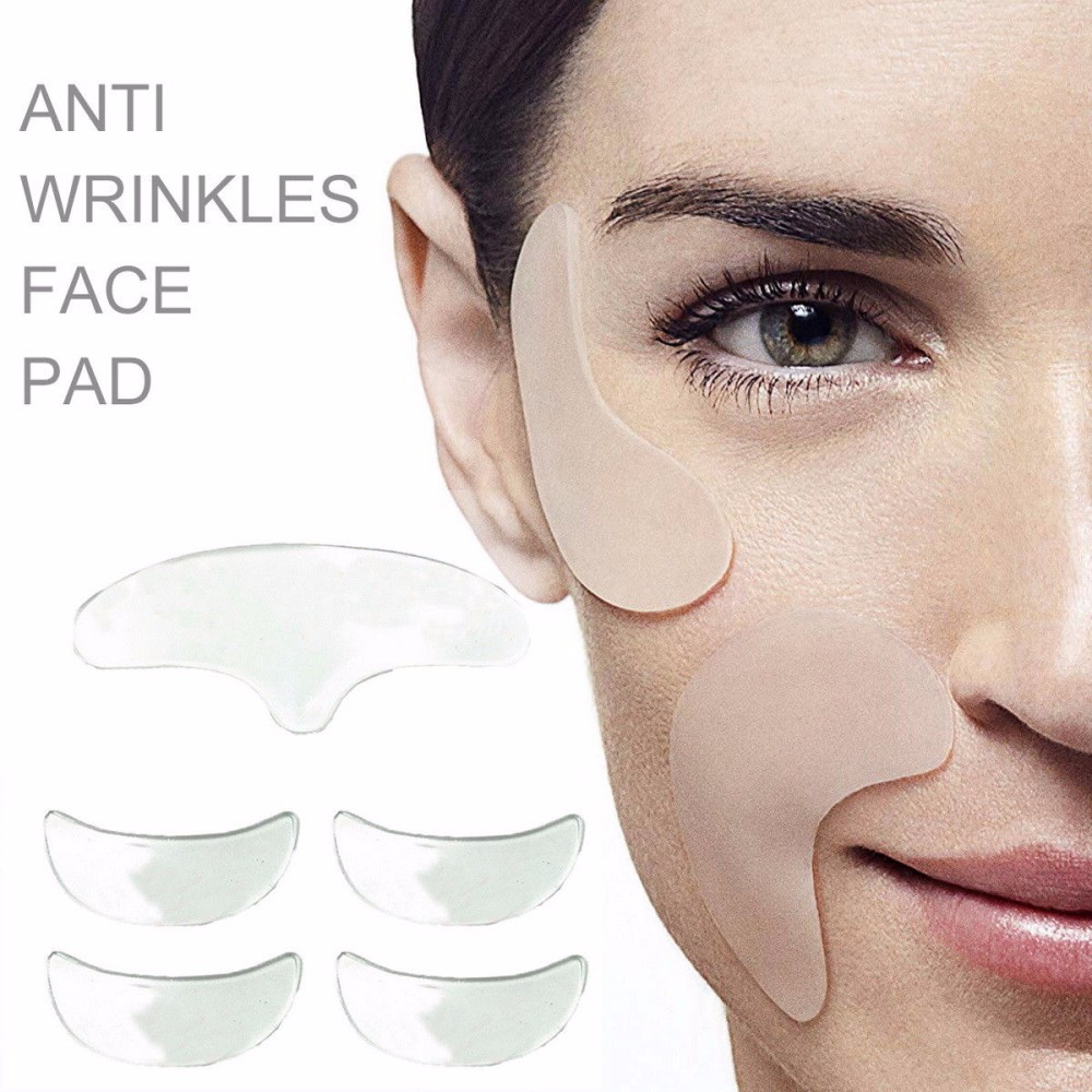 Reusable Anti Wrinkle Eye Chin Forehead Skin Care Pads 100% Medical ...