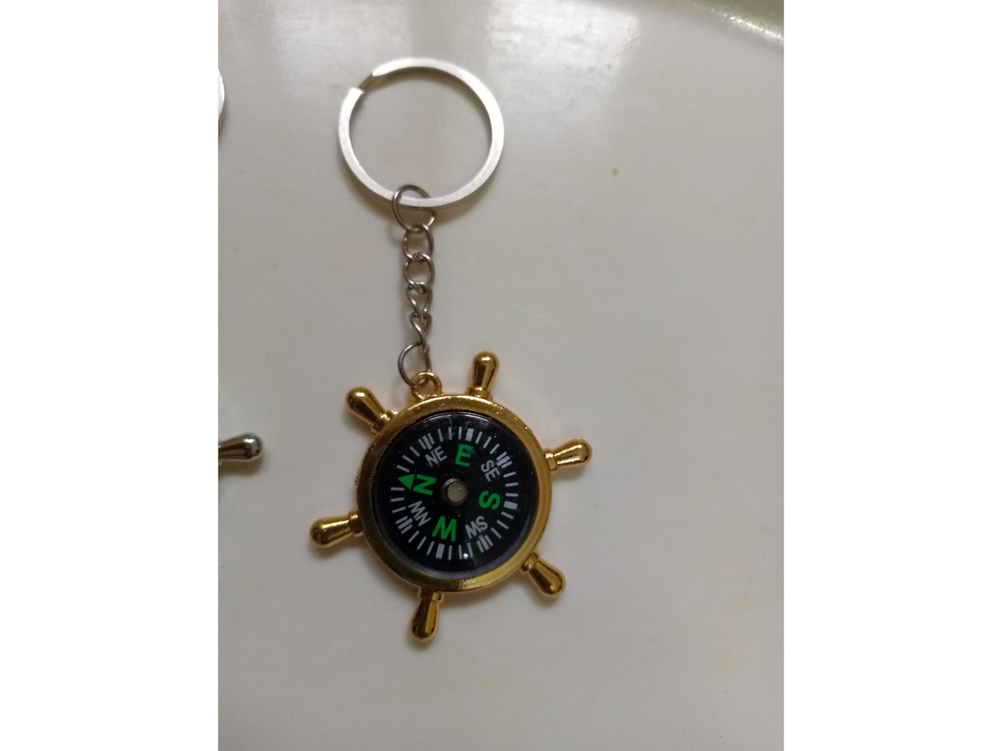 | Metal Compass keychain for girls and boys | | Daraz.pk