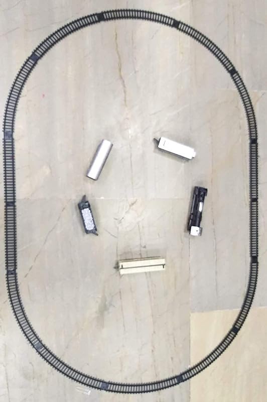 TOY DEALS 21 elements, 3 cars and locomotive, sound, lighting, steam ...
