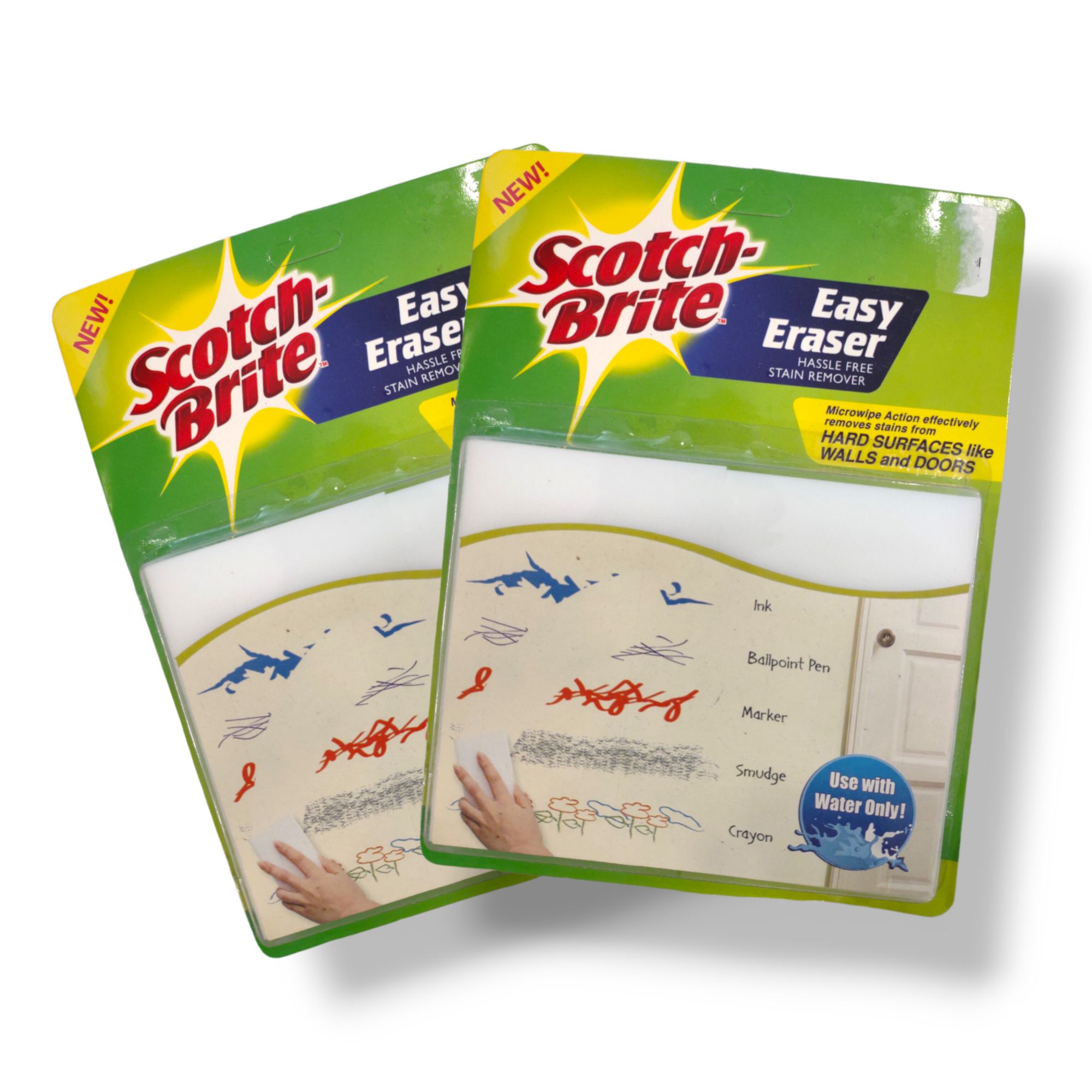 Scotch Brite Easy Eraser (2 Erasers in 1 Pack) | Daraz.pk