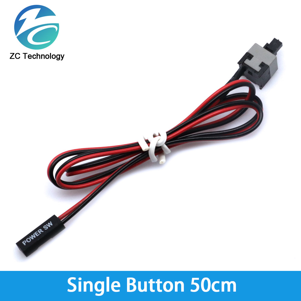 1PCS 65CM Slim PC Compute Motherboard Power Cable Original On Off Reset ...