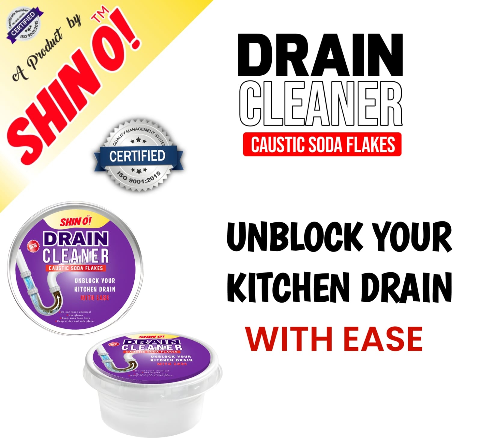 Drain cleaner - caustic soda flex | Daraz.pk