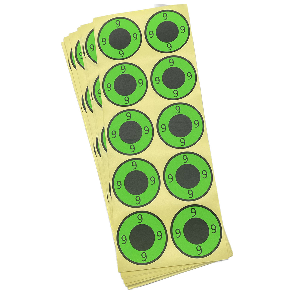 Sticker Targets-250 Pcs/Pack-5 Colors Options-2"/5cm Diameter-09 ...