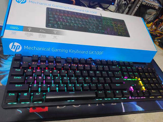 HP GK100F Original Full RGB Mechanical Keyboard RGB & Breathing Lights ...