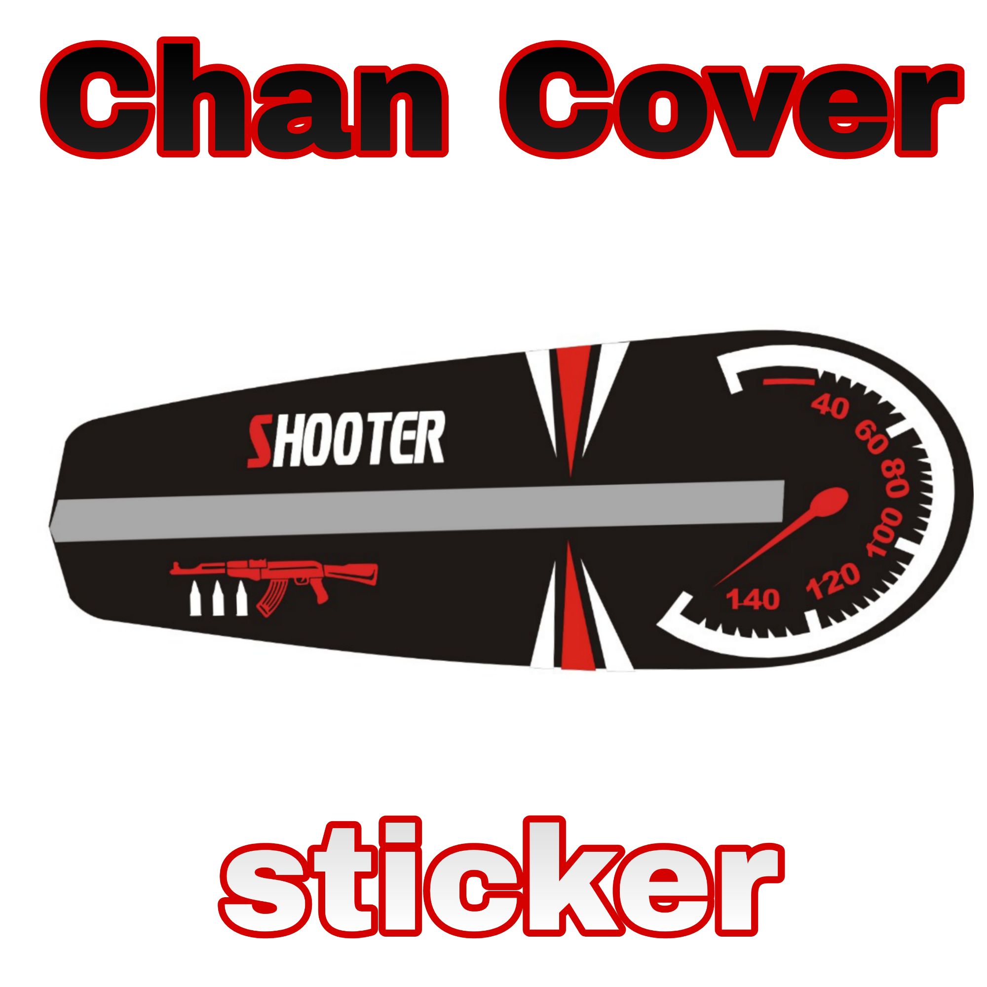 Shooter Chan Cover sticker for all bike 70 handa 125 good quality PVC ...