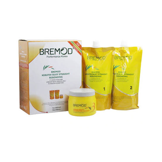 Bremod Keratin Silky Straight Rebonding kit | Daraz.pk