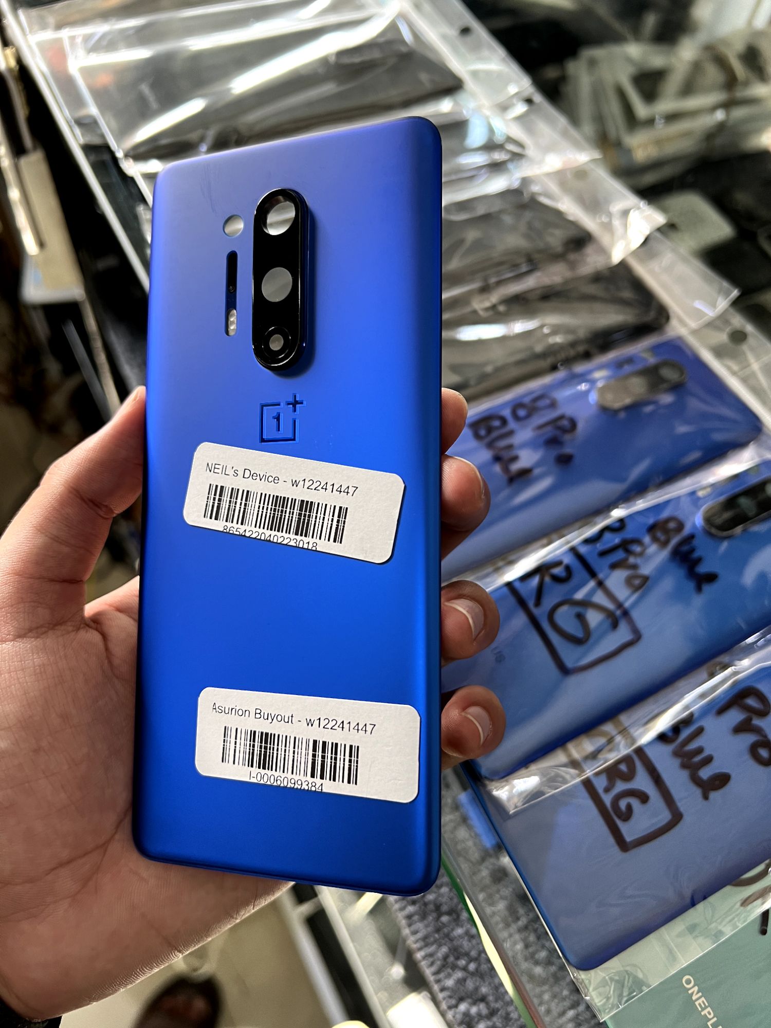 OnePlus 8 Pro Original OEM Back Glass Panel Replacement with Camera ...
