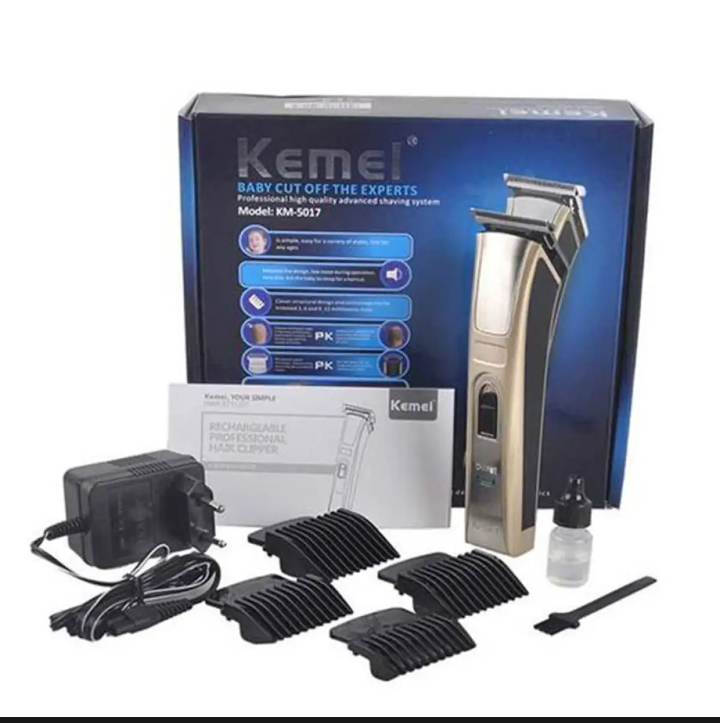 kemei professional trimmer with rechargeable high quality battery ...