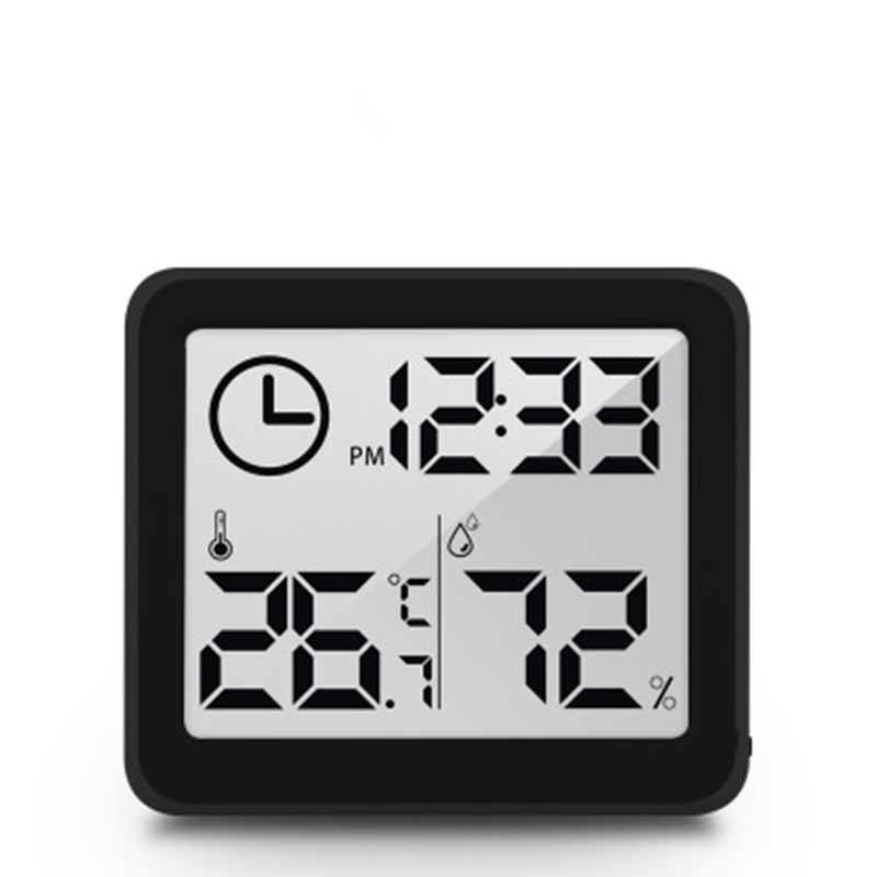 Digital Clock Desk Clock with Temperature Humidity Wall Clocks for Home ...