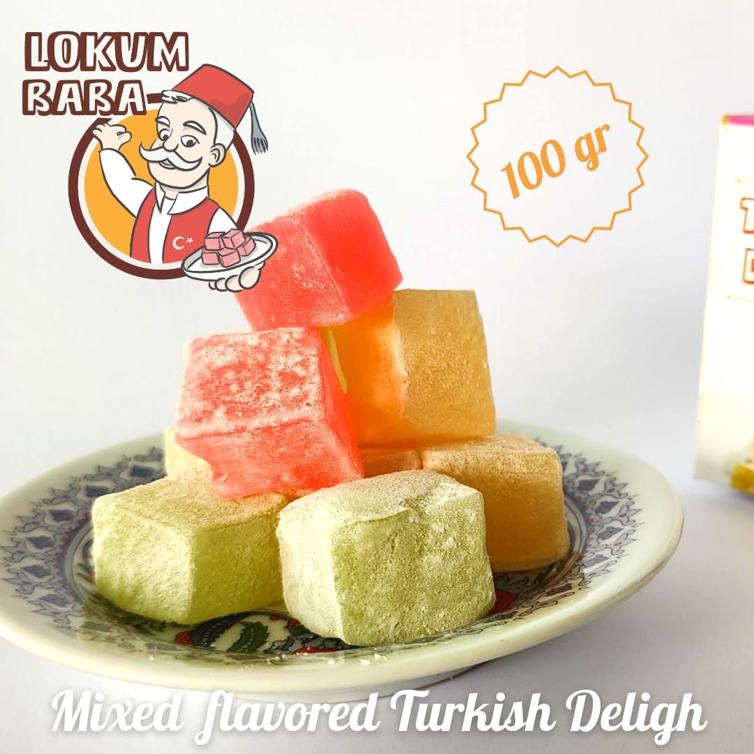 Lokum Baba Turkish Delight Mixed Flavored | Daraz.pk