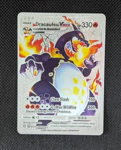 CHARIZARD VMAX - Pokémon Cards - Silver Foil - SV107/SV122 ... | Daraz.pk