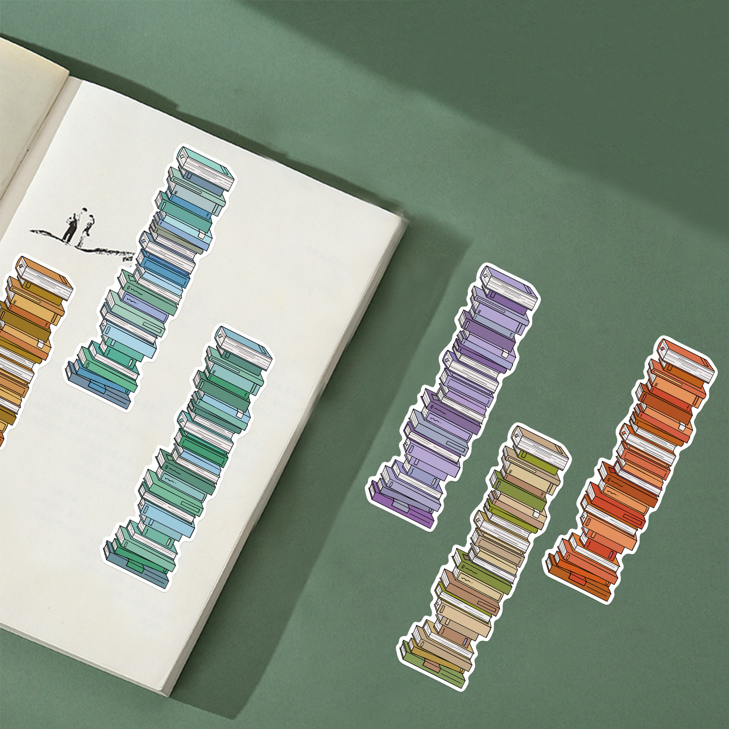30Pcs Book Tracker Bookmarks High Aesthetic Decorative Book Markers ...
