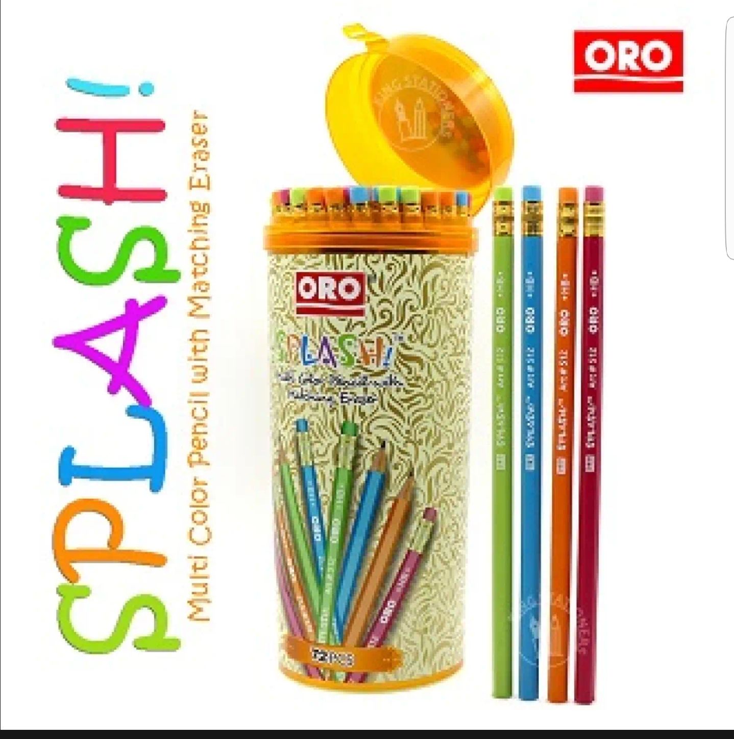 Oroo pencil splash 512 jar - jar of 72 pencils | Daraz.pk
