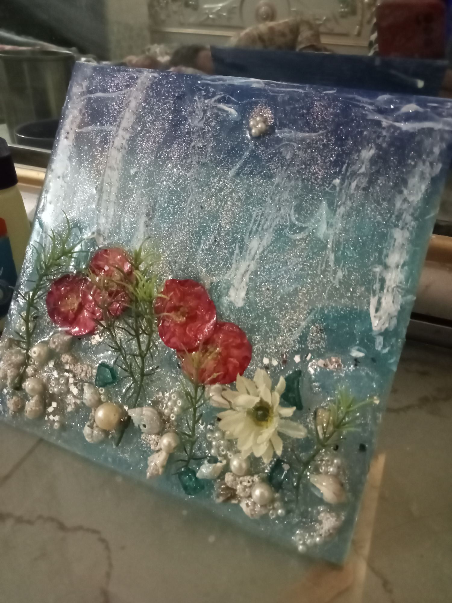 sea shore resin art frame | Daraz.pk