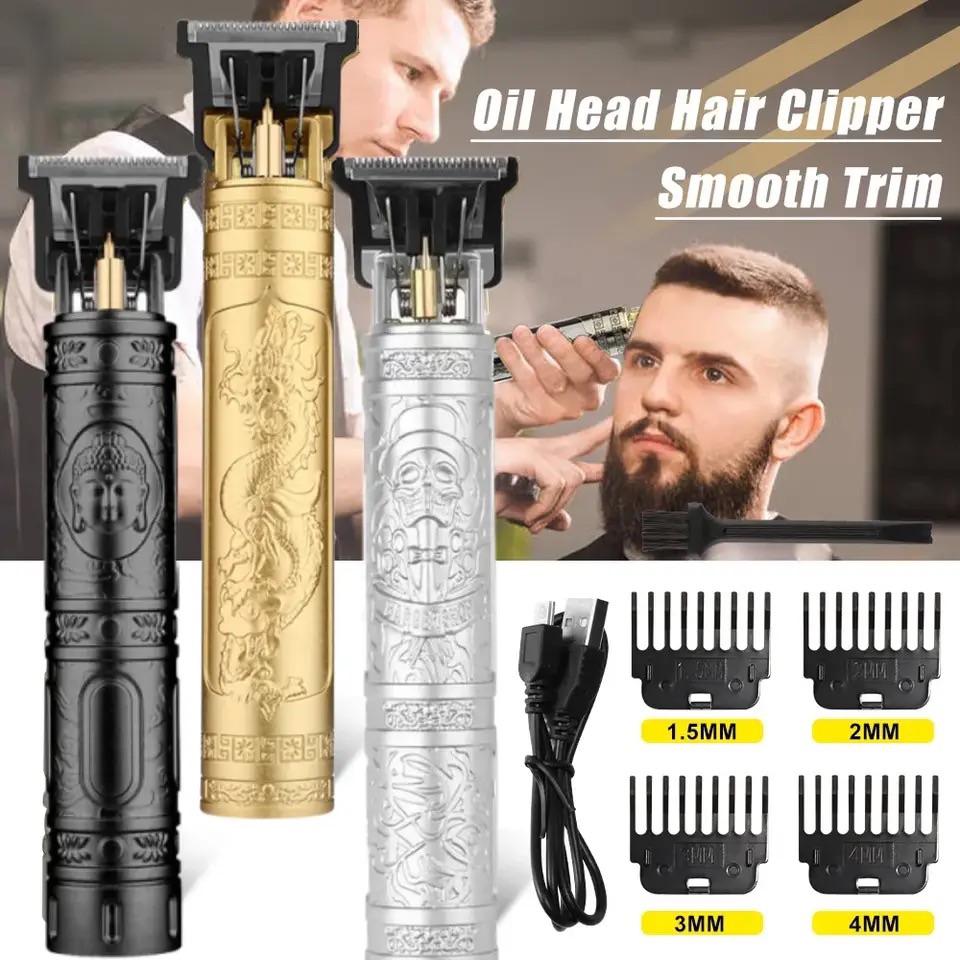 VINTAGE dragon T9 metal RECHARGEABLE Electric Hair CLIPPER Cutting ...