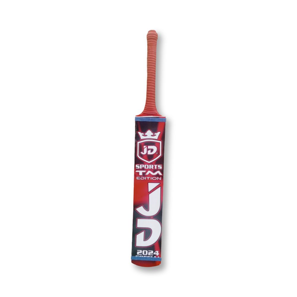JD sports tape ball cricket bat 2024 TM edition bat double plates bat ...