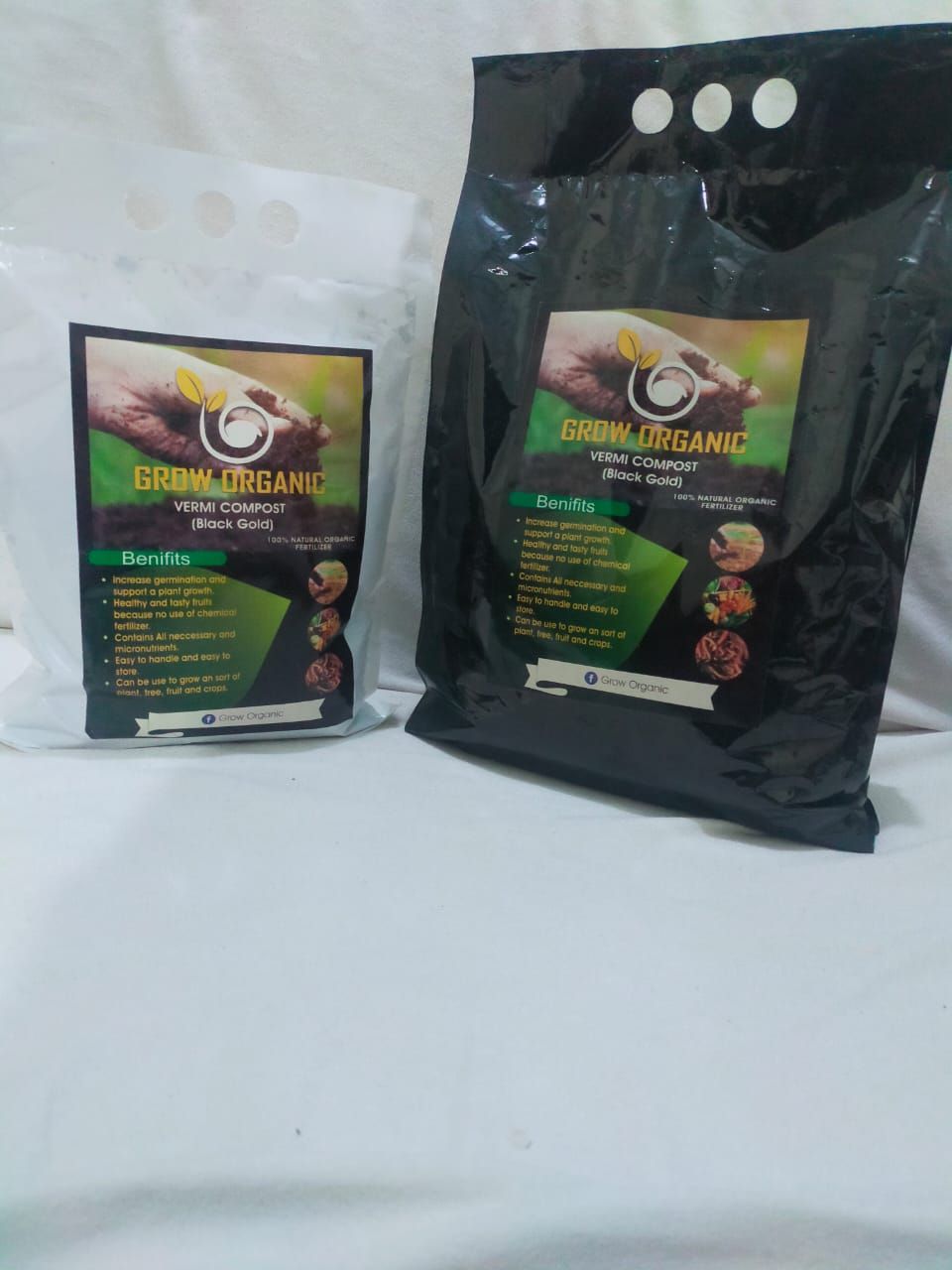 Organic Fertilizer Vermicompost Best Organic Gobar Compost 1KG | Daraz.pk