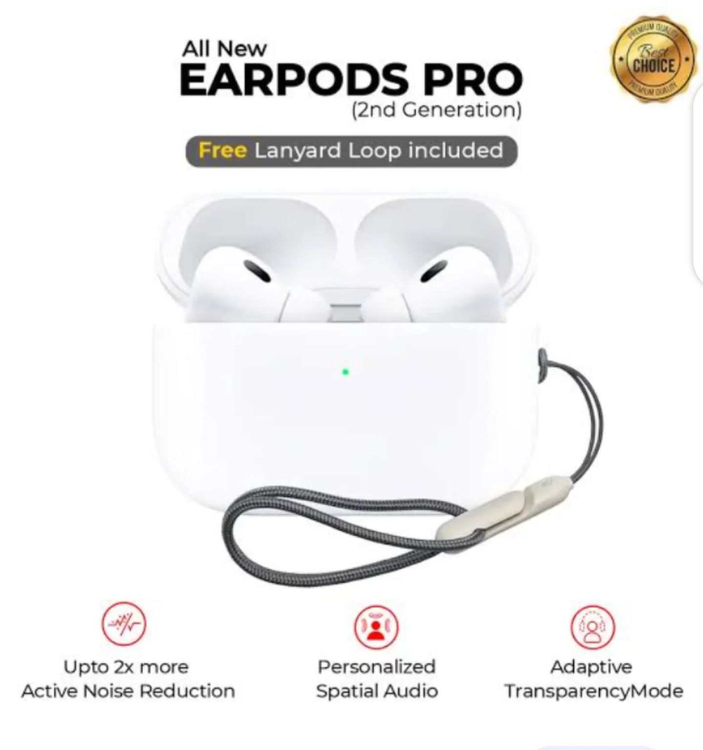 Interlink AirPods Pro 2nd Generation Wireless EarBuds True wireless ...