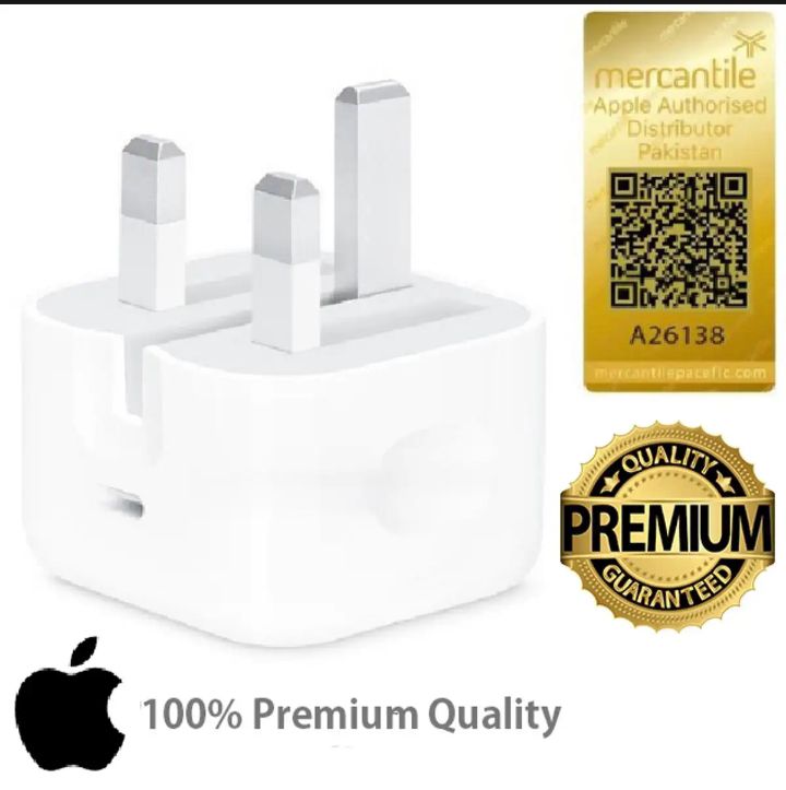 APPLE 20WATT PD CHARGER MERCHANTILE STOCK ORIGINAL | Daraz.pk