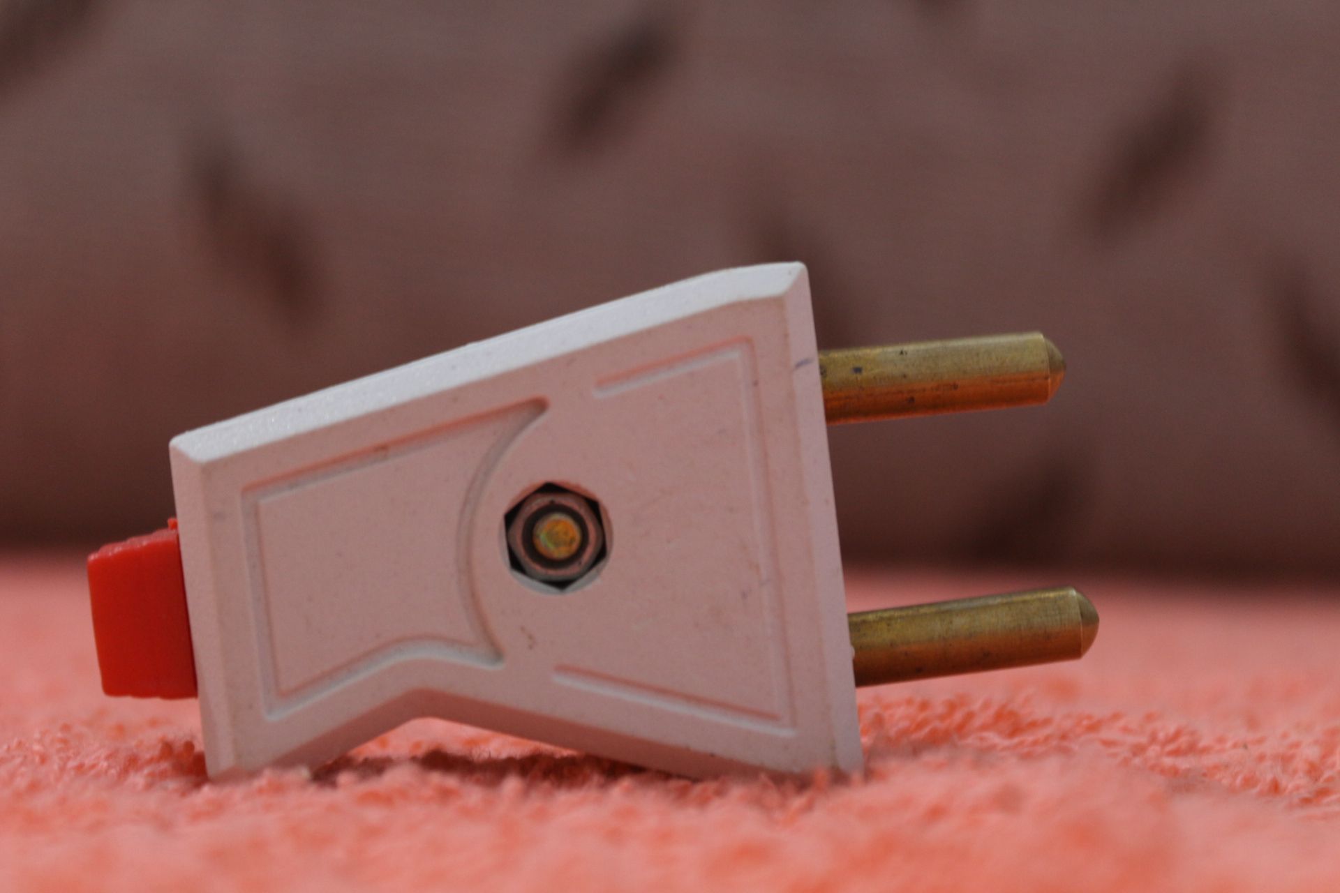 Pack Of 4, 2 pin shoe type C plug brass pins & P.V.C body. | Daraz.pk