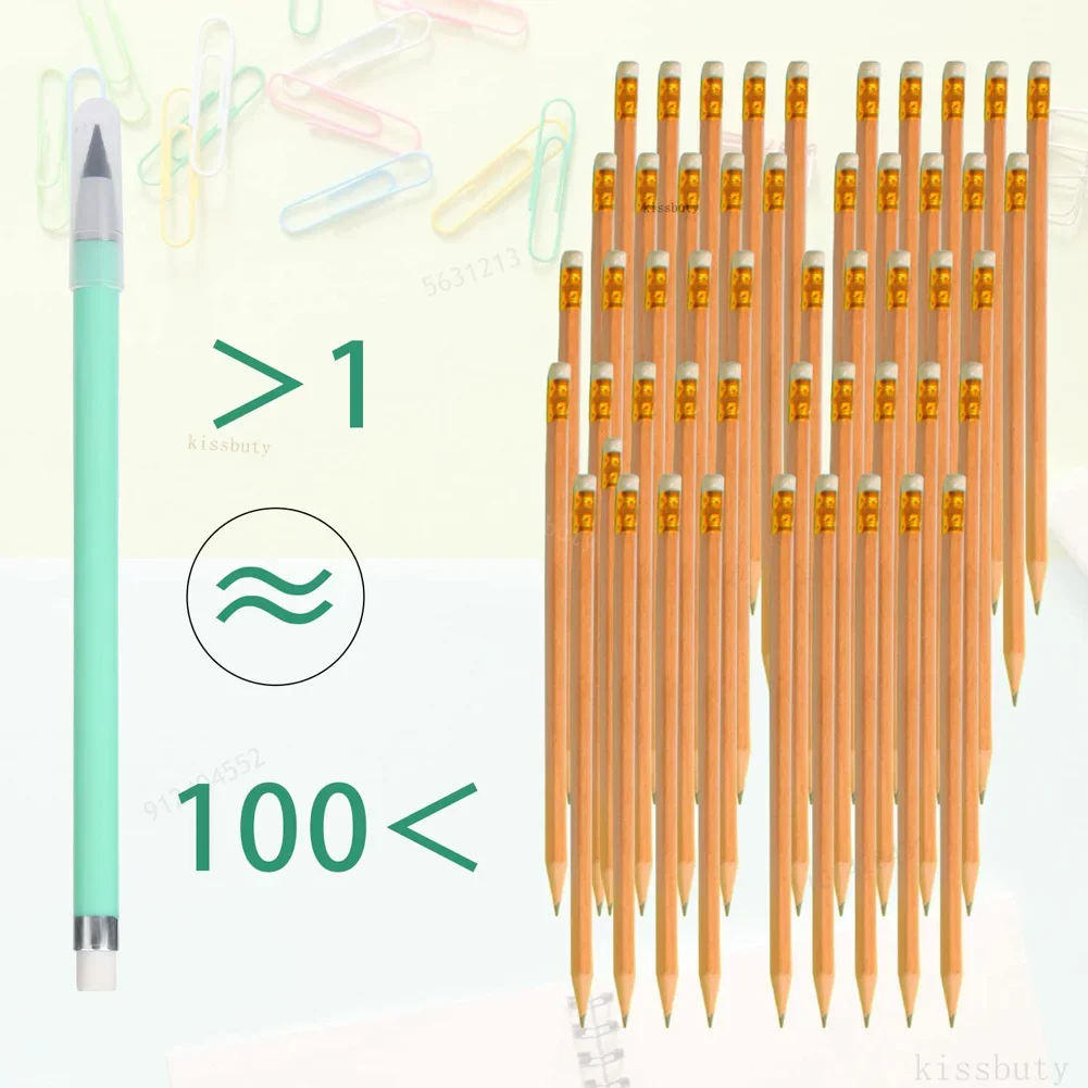 6/12/18pcs Inkless Pencil,Forever Pencil Reusable Everlasting Unlimited ...