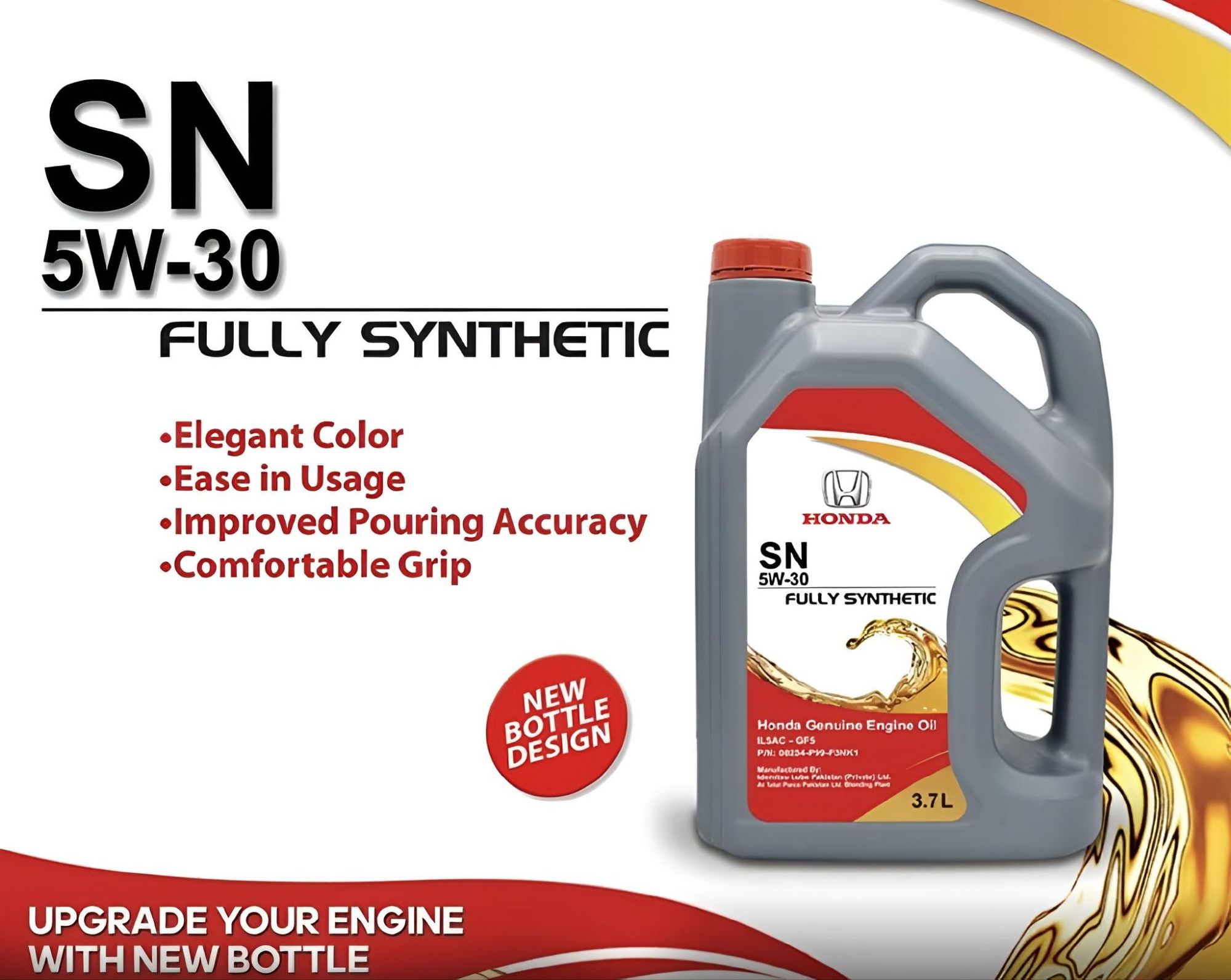 HONDA-SN (5W-30) GENUINE ENGINE OIL 3.7Litter | Daraz.pk