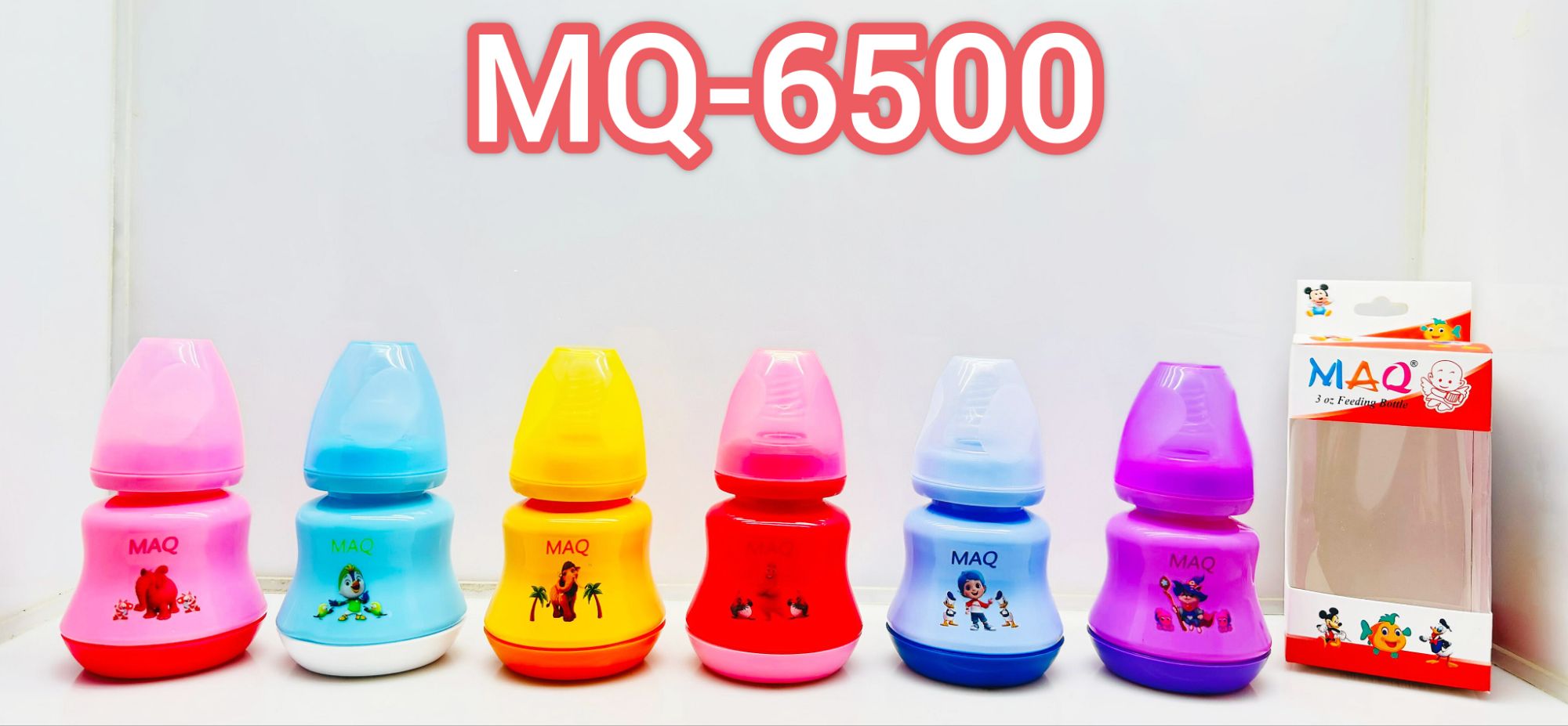 MAQ New Born Mini Baby Feeder Bottle with unique Design 90ml/3oz | Daraz.pk