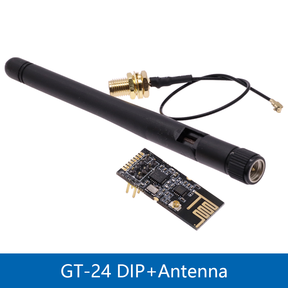 GT-24 Wireless Module 2.4G NRF24L01+PA+LNA With Antenna Industrial ...