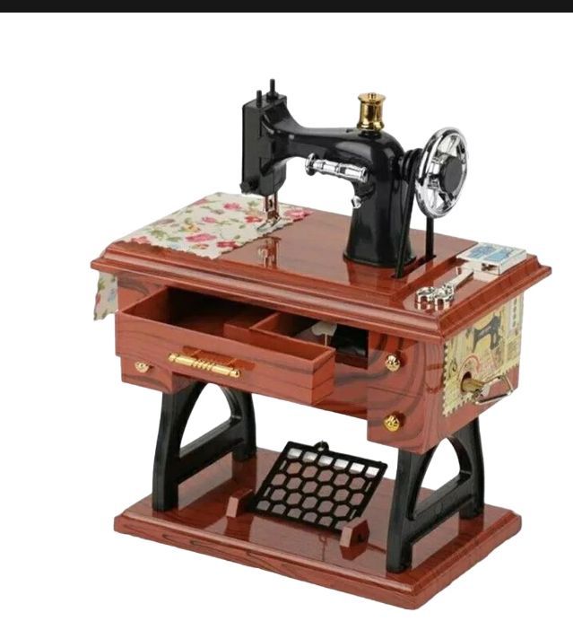 Music Box Sewing Machine Music Box European Crafts Retro Sewing | Daraz.pk