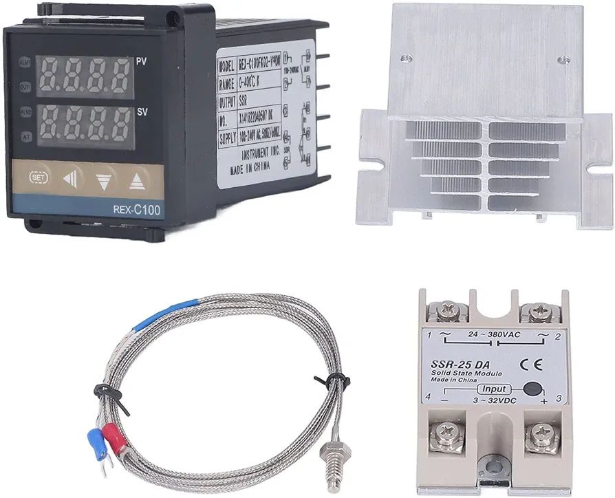 PID Temperature Controller Kit with REX C100 Thermostat - Ideal for ...