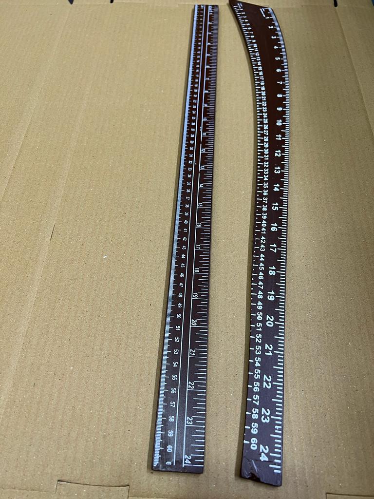 2 Pcs Set Wooden Curve Scale Straight Scale For Cutting Trouser Pajama ...