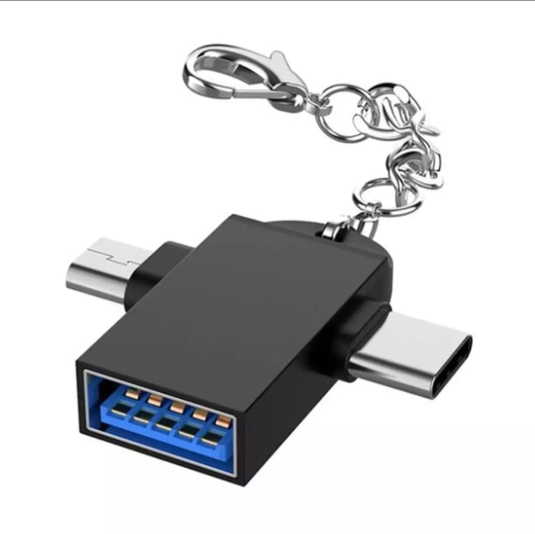 2 in 1 Mobile OTG Type C OTG Micro USB OTG OTG Connector | Daraz.pk