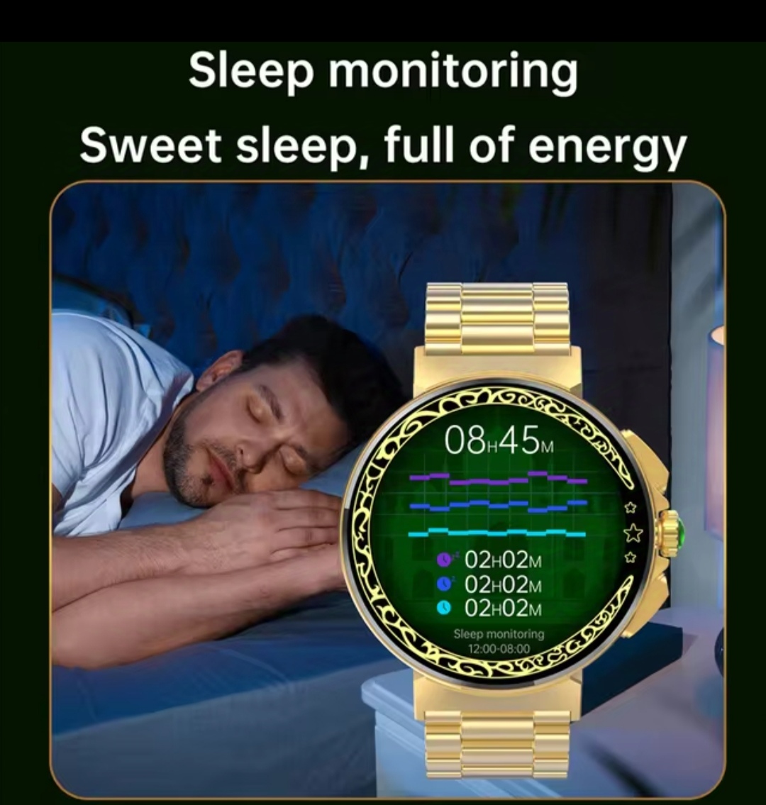 2024 Qibla Smart Watch for Muslim Azan Digital Wristwatch for Man ...