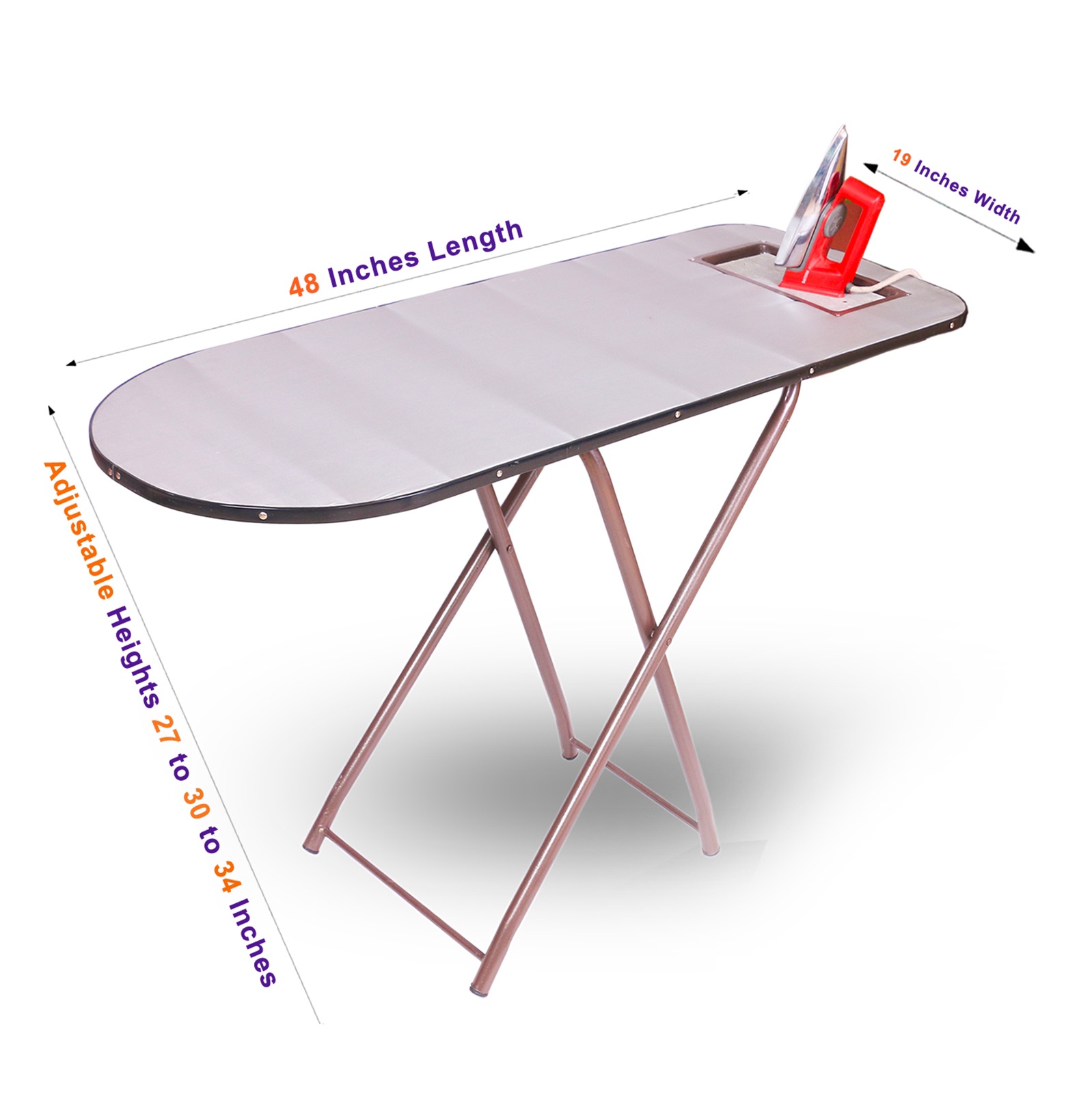 Superior Folding Iron Stand Folding ironing stand with adjustable iron ...