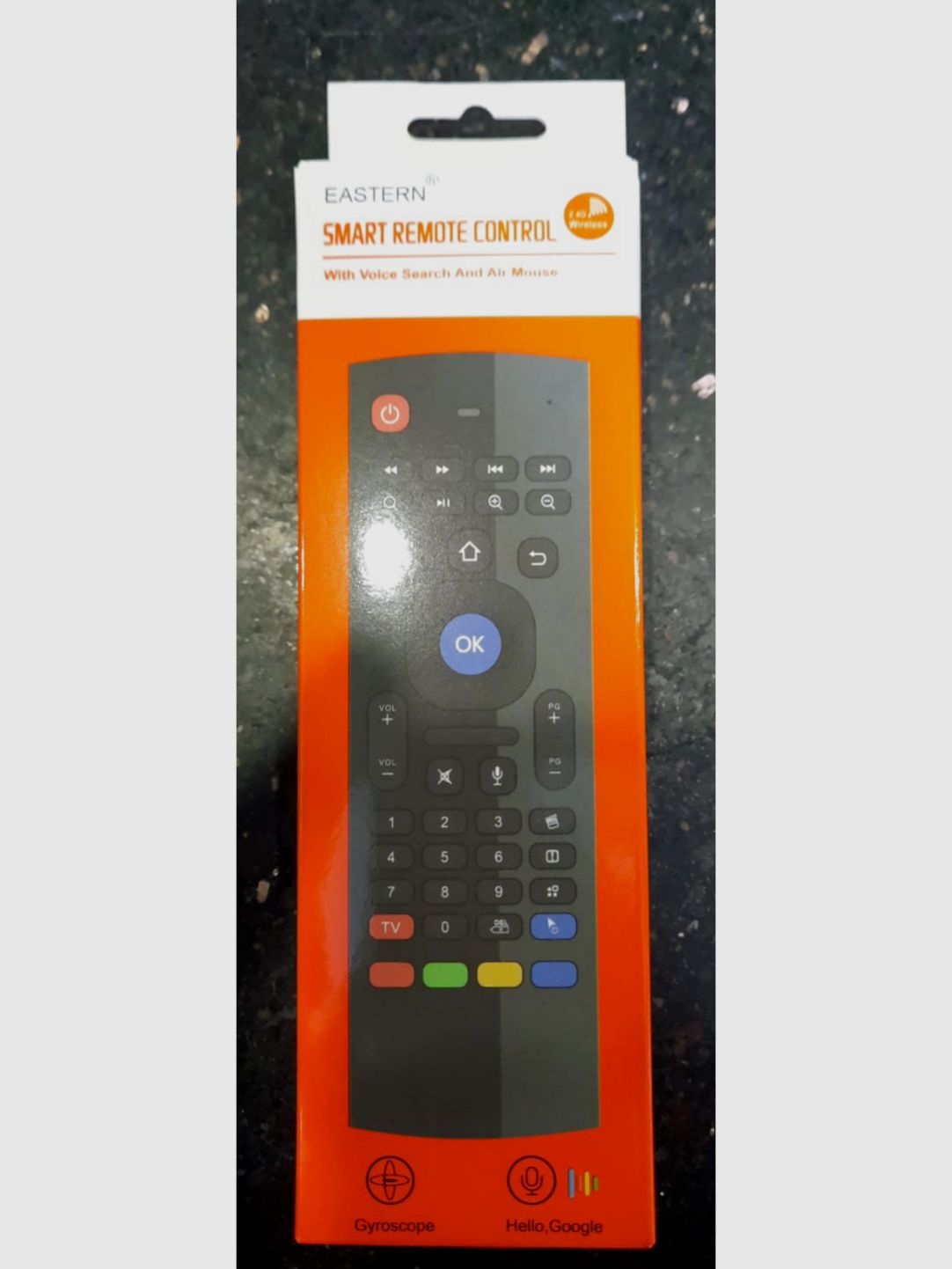 All In One Smart TV Remote Control (Air Mouse+Voice Command+keyboard ...
