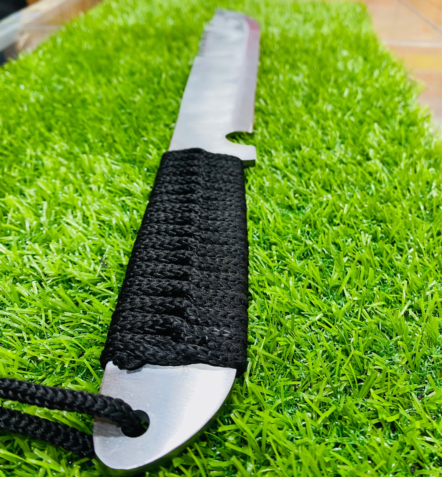Full tang jungle Machete camping sword with black leather cover | Daraz.pk